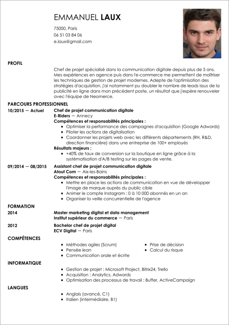 Faire un beau CV : 12 exemples pour créer un joli CV en ligne