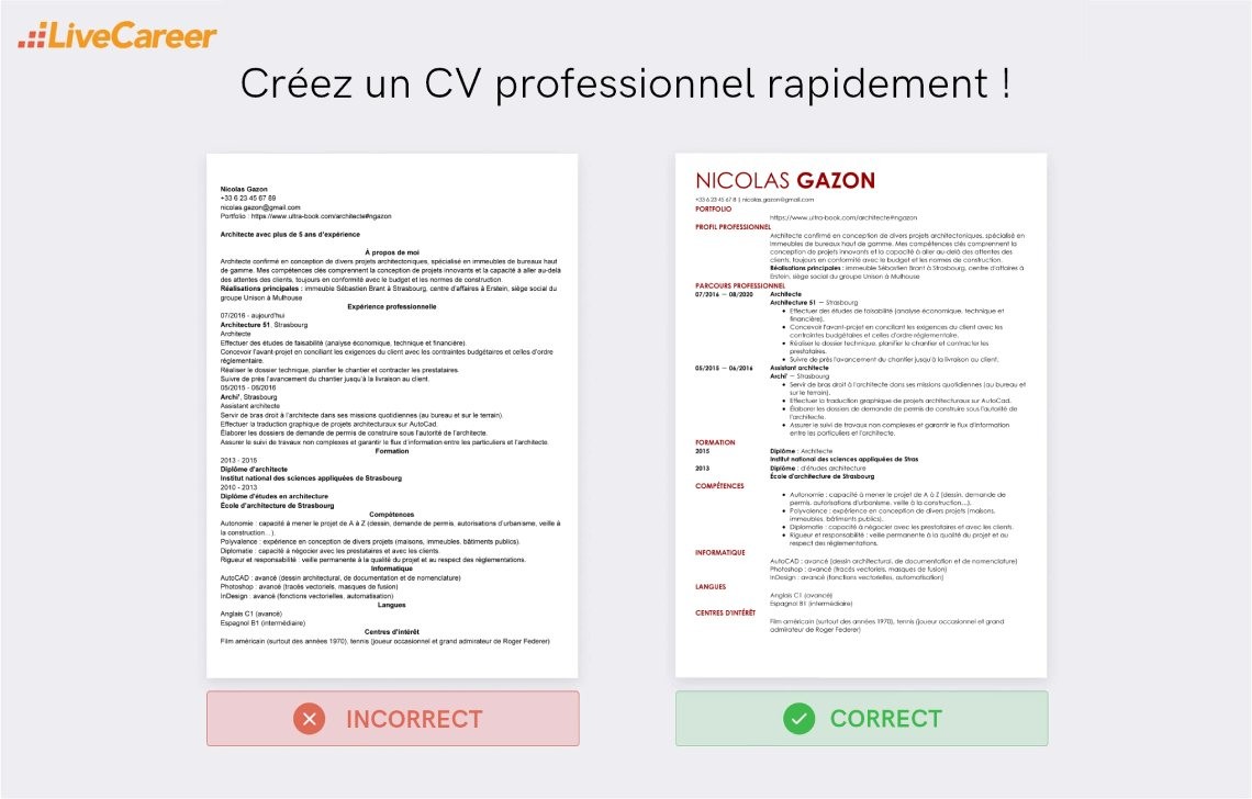 CV architecte : exemple de CV pour une agence d'architecture